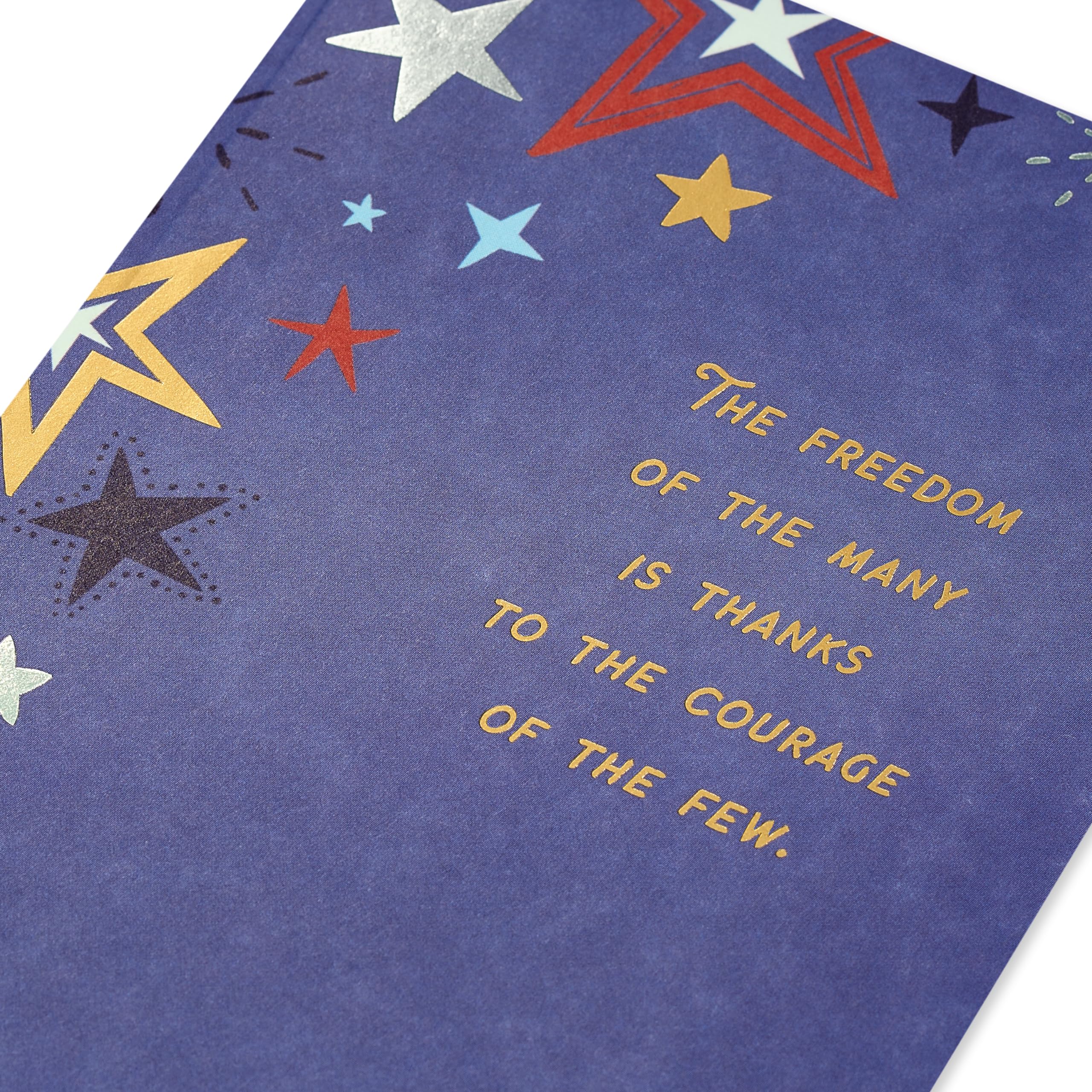 American Greetings Thank You Card for Military (Respect and Gratitude)