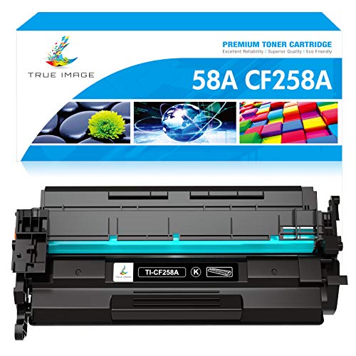 TRUE IMAGE Compatible Toner Cartridge Replacement for HP 58A CF258A CF258X 58X for HP Pro MFP M428fdw M404dn M404n M404dw M428fdn M428dw M404 M428 Printer Ink (Black, 1-Pack)