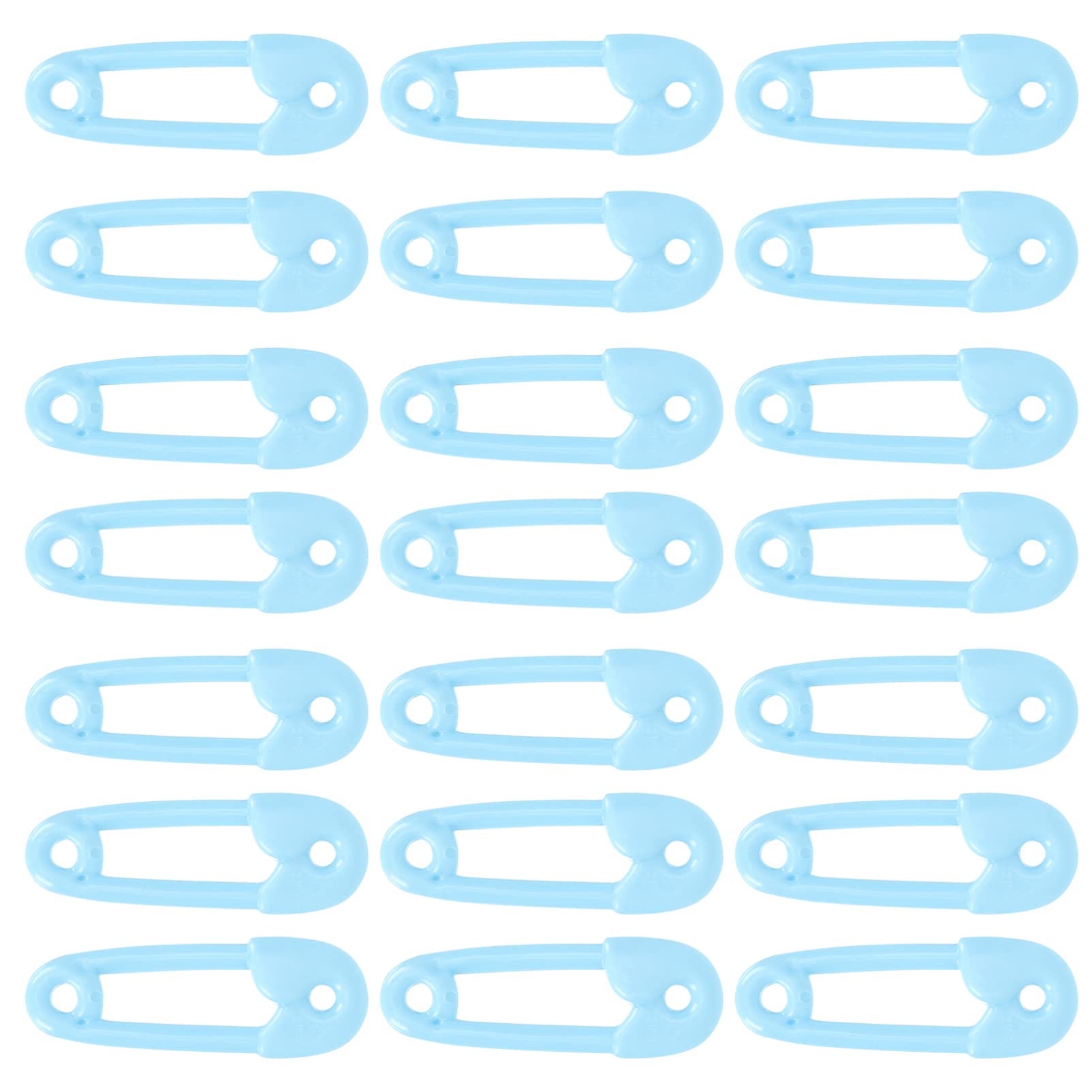 36pcs Diaper Pins Safety Pins Plastic Head Cloth Diaper Pins or Shower Diaper Pins for Newborn Blue