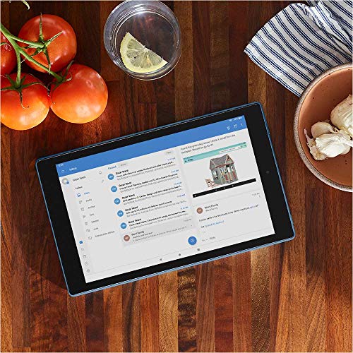 Fire HD 10 Tablet (10.1" 1080p full HD display, 32 GB) – White (2019 Release)