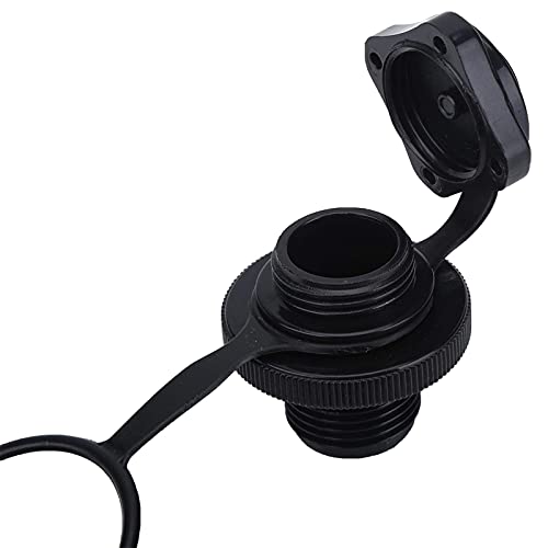 2Pcs Inflatable Boat Valve, Inflatable Boat Spiral Air Plug, Air Mattress Kayak Raft Plug Replacement Screw Air Valve Boston Valve for Rubber Dinghy Pool Airbeds