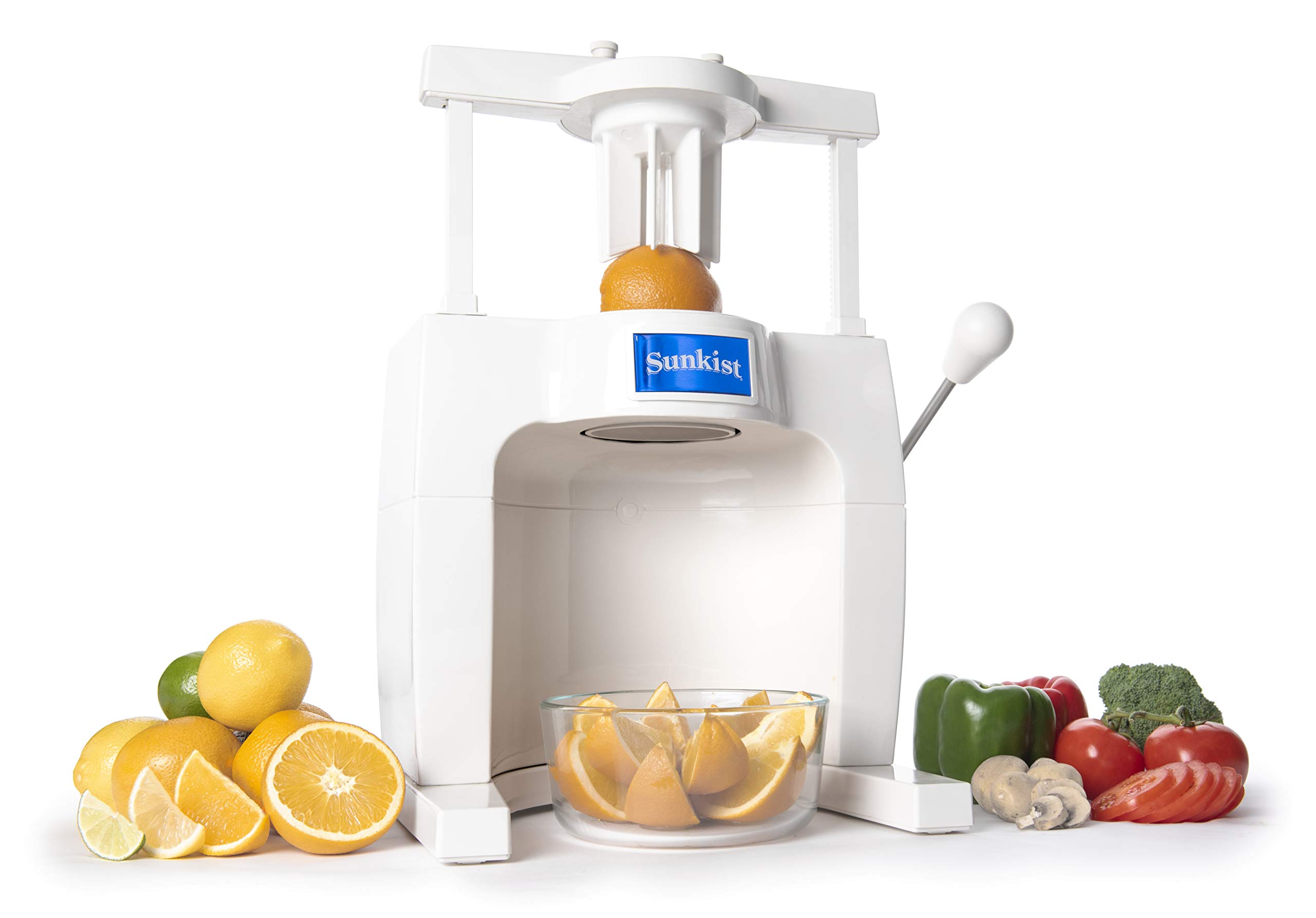 Sunkist Growers | Commercial Series Sectionizer with 8 Wedge Blade Cup | Fruit & Vegetable Cutter | Food Preparation | Interchangeable Kitchen-Grade Stainless Steel Blades | NSF Approved | Model S-104