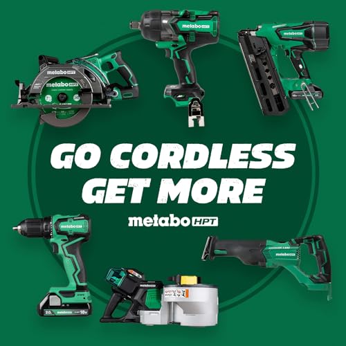 Metabo HPT 18V MultiVolt™ Cordless Triple Hammer BOLT Impact Driver Set, Power Impact Driver Kit with Case, 2 Lithium-Ion Batteries and Charger, 1/4-Inch Chuck, Compact LightWeight Power Tool, WH18DC