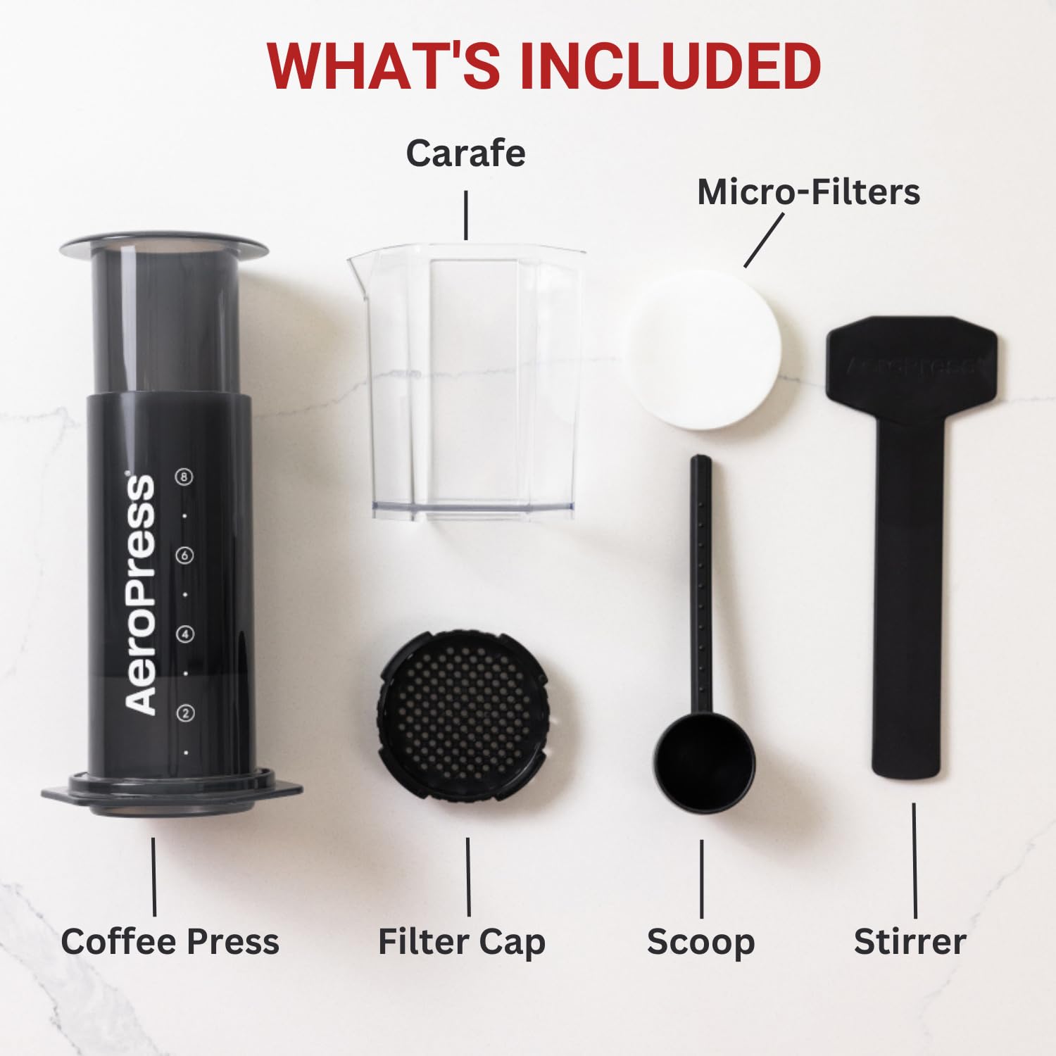 Aeropress XL Coffee Press β 3 in 1 brew method combines French Press, Pourover, Espresso. Full bodied, smooth coffee without grit or bitterness. Small portable coffee maker for camping & travel