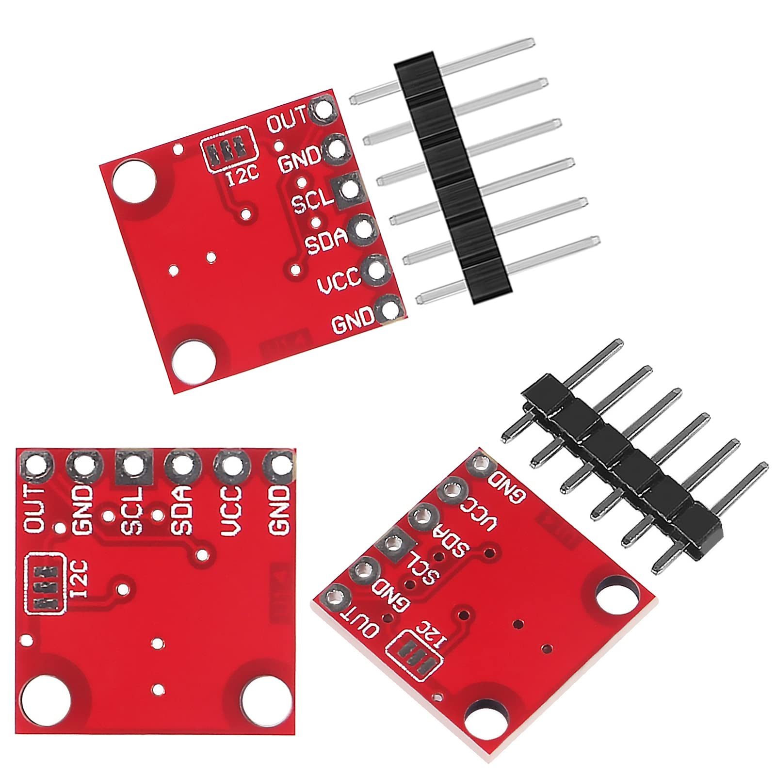 Alinan 5pcs MCP4725 I2C DAC Breakout Module 12-bit Development Board 2.7V to 5.5V Supply with EEPROM