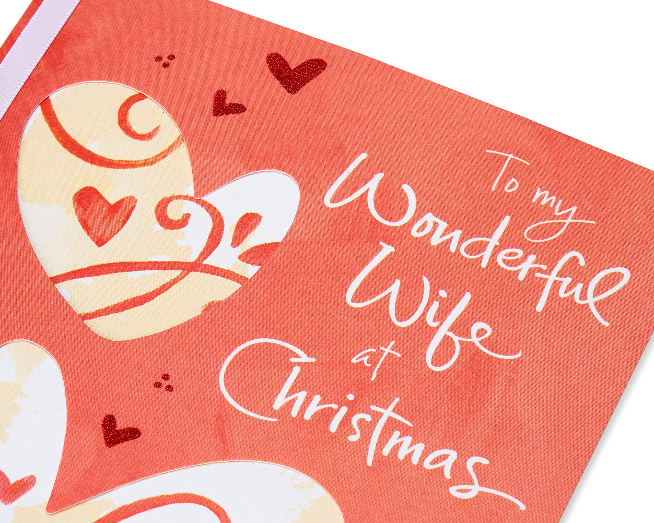 American Greetings Christmas Card for Wife (My Truest Blessing)