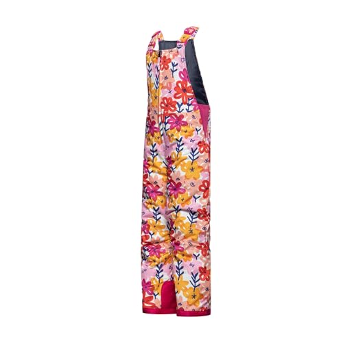 Arctix Infant/Toddler Chest High Snow Bib Overalls, Loose Floral, 4T