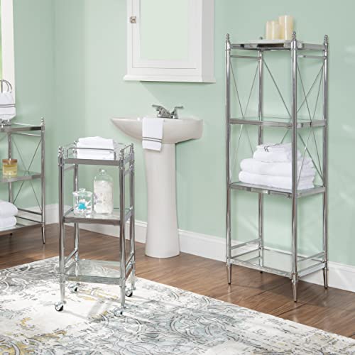 Linon Shelf, Chrome