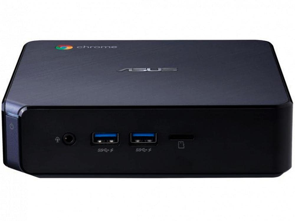 ASUS CHROMEBOX 3-N017U Mini PC with Intel Celeron, 4K UHD Graphics and Power Over Type C Port, Star Gray