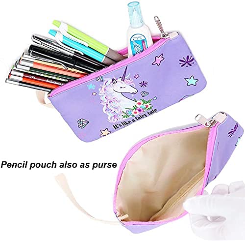BTOOP Girls Backpack Kids Elementary Bookbag Girly School Bag with Insulated Lunch Tote and Pencil Pouch (Purple -3pcs)
