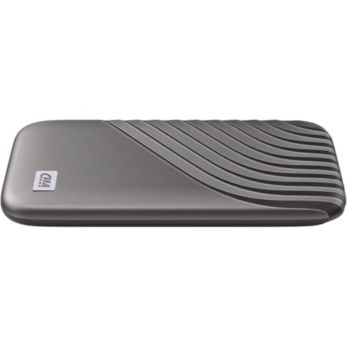 Western Digital 4TB My Passport SSD External Portable Solid State Drive, Grey, Up to 1,050 MB/s, USB 3.2 Gen-2 and USB-C Compatible (USB-A for older systems) – WDBAGF0040BGY-WESN
