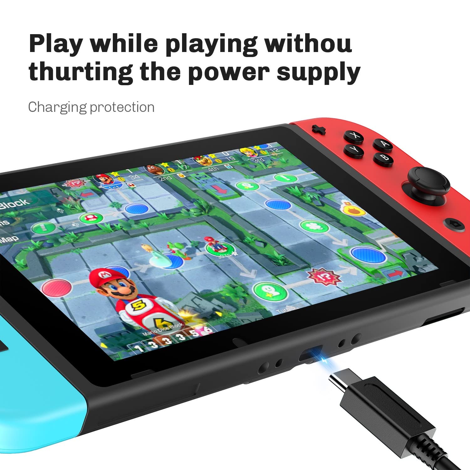 39W Charger for Nintendo Switch, VOYEE AC Adapter Fast Switch Charger Power Supply Compatible with Nintendo Switch/Switch Lite/Switch OLED | Supports TV Mode & Dock Station