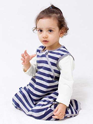 ililmmoe Baby Sleep Sack 3-6 Months Swaddles 0-36months Sleep Bag Sleeveless Warm Soft Wearable Blankets Tog1.5 Navy/L