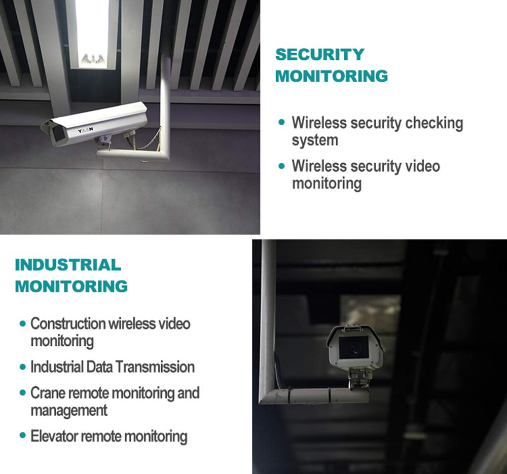 KuWFi Waterproof Outdoor 4G LTE CPE SIM Card WiFi Router 150Mbps CAT4 SIM LTE Routers Work with IP Camera or Outside WiFi Coverage with 2pcs Antenna Only Work with SIM Card Mode Not for USA