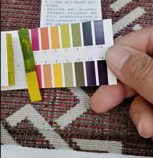 Othmro pH 1-14 Test Paper 80pcs Per Pack （20 Pack) Strip Shape lab use pH Test Liquid Soil Cosmetics