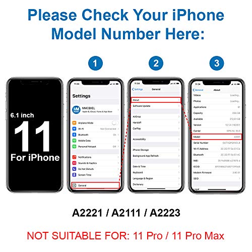 MMOBIEL Earpiece Speaker Compatible with iPhone 11 2019 - Earspeaker/Ear Piece Replacement - Incl. Proximity Sensor and Screwdrivers