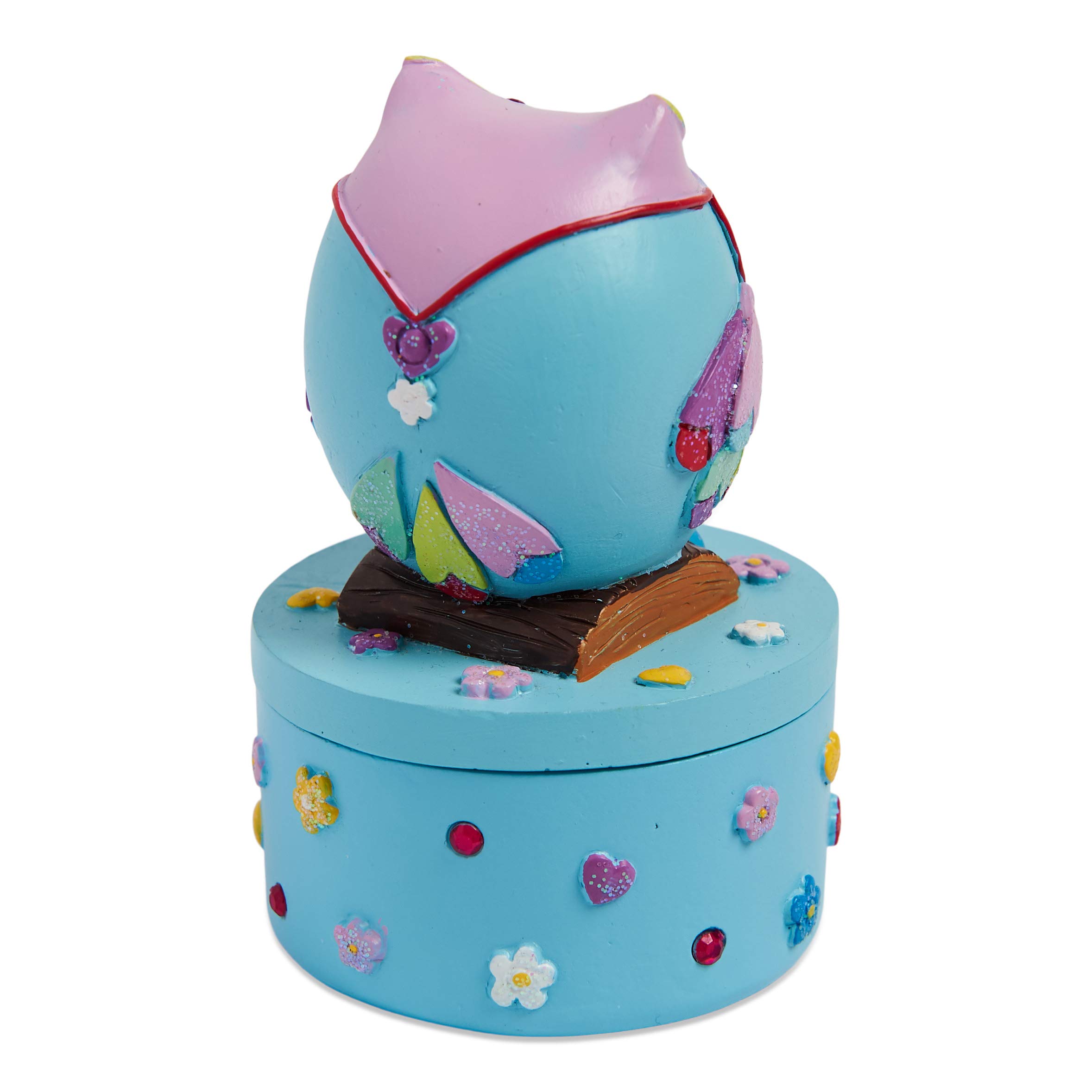 Wobbly Jelly - 'Woodland Owl' Kids Baby Teeth Keepsake – Ceramic Tooth Fairy Tooth Box for Children
