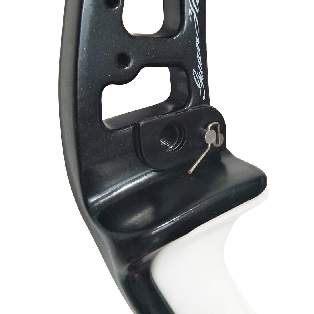 2pcs Stainless Arrow Rest Archery Magnetic Rests Recurve Bow Shelf Pad (Right Hand)