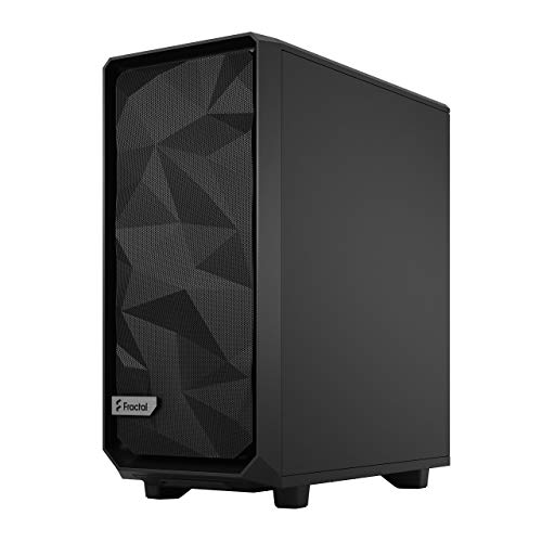 Fractal Design FD-C-MES2C-01 Meshify 2 Compact Black Solid ATX Mid Tower Computer Case (Black)