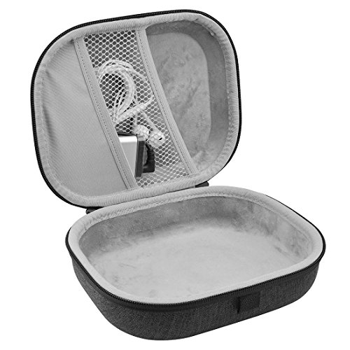 Geekria Shield Headphones Case Compatible with Bose QuietComfort 45 II, QC 35 II Gaming Headset, QC 25, QCSE Case, Replacement Hard Shell Travel Carrying Bag with Cable Storage (Dark Grey)