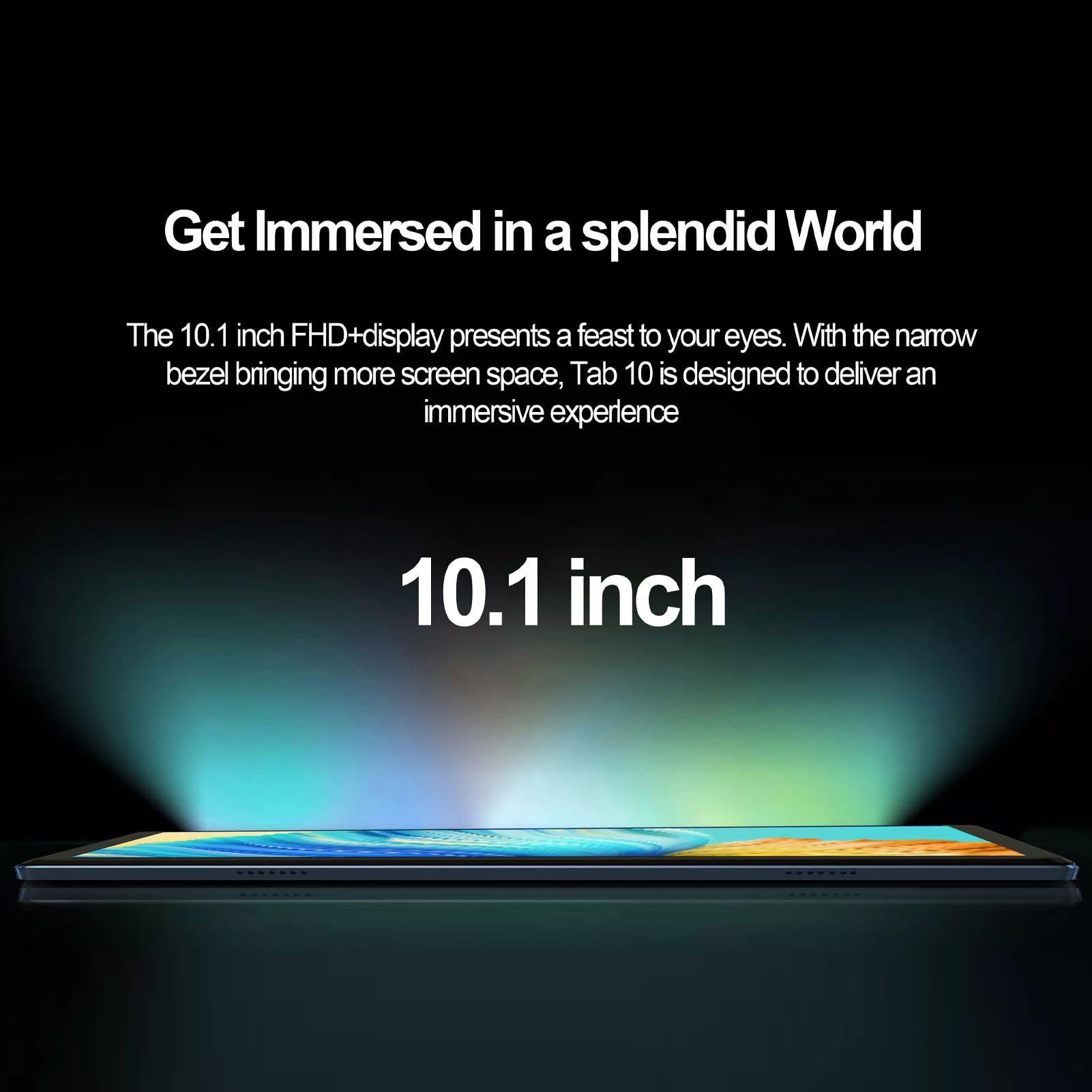 4G LTE Tablet, 100‑240V 10.1 Inch Tablet Dual SIM Dual Standby 4GB 64GB Dark Gray for Study (US Plug)