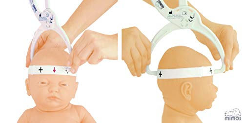 Mimos Craniometer (3 Units) - Cranial Asymmetry Measurement Tool, Diagnosis and Follow-up of Baby Flat Head Syndrome, Plagiocephaly Assessment.