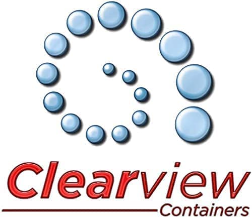 Clearview Containers | 2 Ounce Honey Bears with Screw Top Lid | Red, 24 Pack | Perfect for Holidays, Baby Shower Gifts, Beekeeping, Honey Dispensing