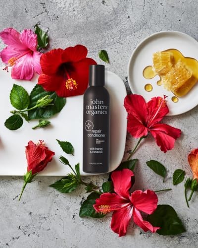 John Masters Organics - Repair Conditioner for Damaged Hair with Honey & Hibiscus - 6 oz