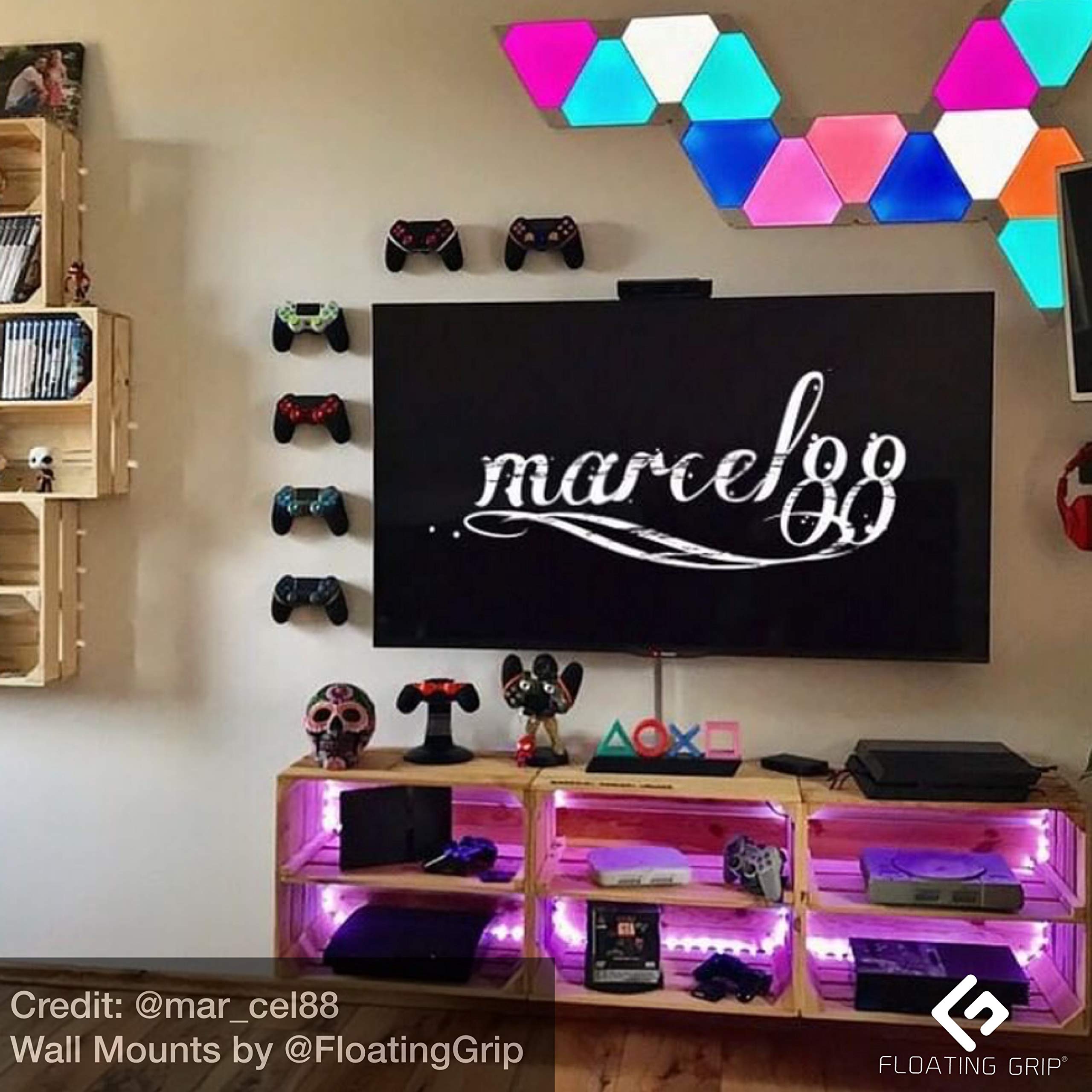 2x Xbox Controller Wall Mount