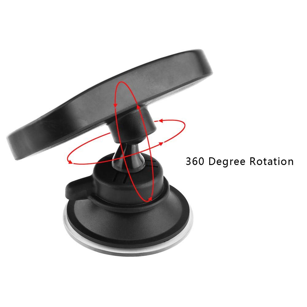 KIMISS Car sideRear View Mirror 360 Adjustable Car Rear Baby Mirror Seat Rear View Safety Mirror With Suction Cup Clip Black