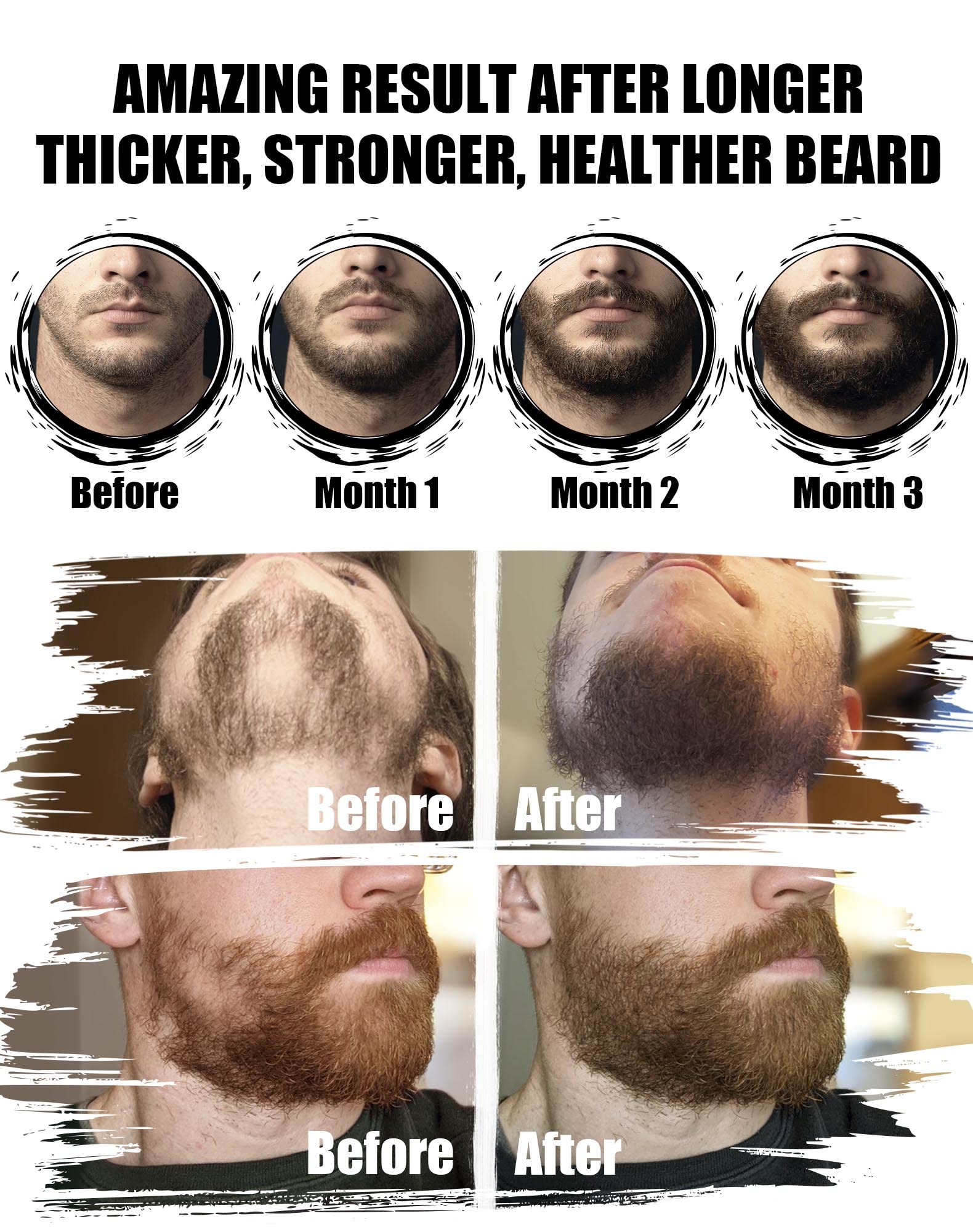 Beard Kit for Men Grooming & Care with 2 Pack Beard Oils, Balm, Wash & Conditioner for After Shave Lotions-Sandalwood, Brush, Combs, Scissors, Valentine's Day Christmas Fathers Gifts for Dad Men Him