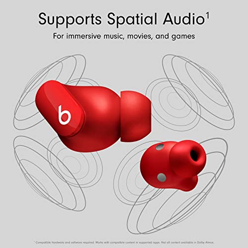 Beats Studio Buds - True Wireless Noise Cancelling Earbuds Red with AppleCare+ (2 Years)