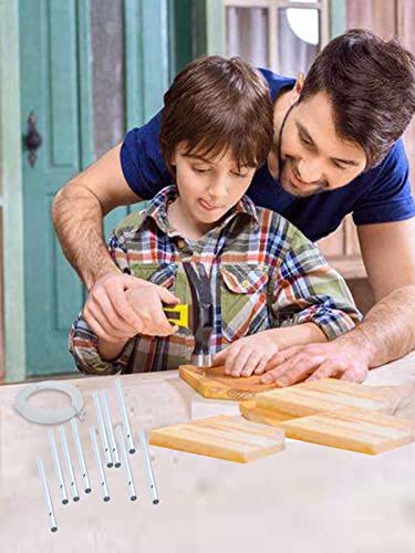 60 Pieces Wind Chime Tubes Parts Supplies String Metal for Crafts DIY Windchime Kits for Adults Kids Arts and Crafts