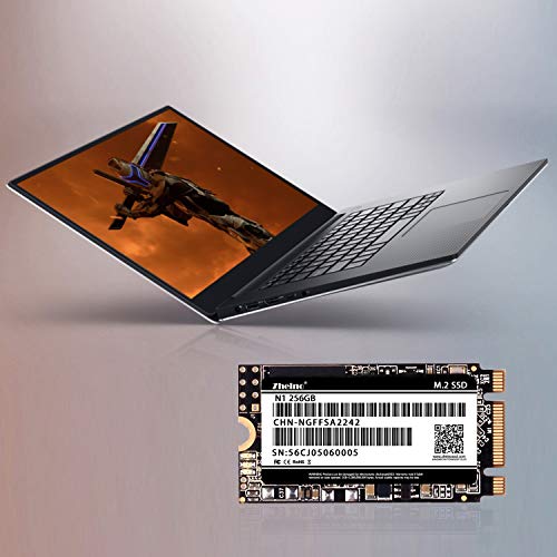 Zheino M.2 2242 256GB SSD NGFF SATA III 6gb/s Internal 3D Nand Solid State Drive for Ultrabooks and Tablets