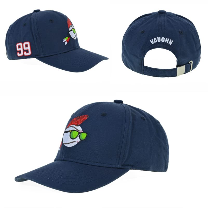 AHAJAY Ricky Vaughn 99 Movie Snapback Hat Sport Outdoors Adjustable Baseball Cap Embroidered Navy Blue