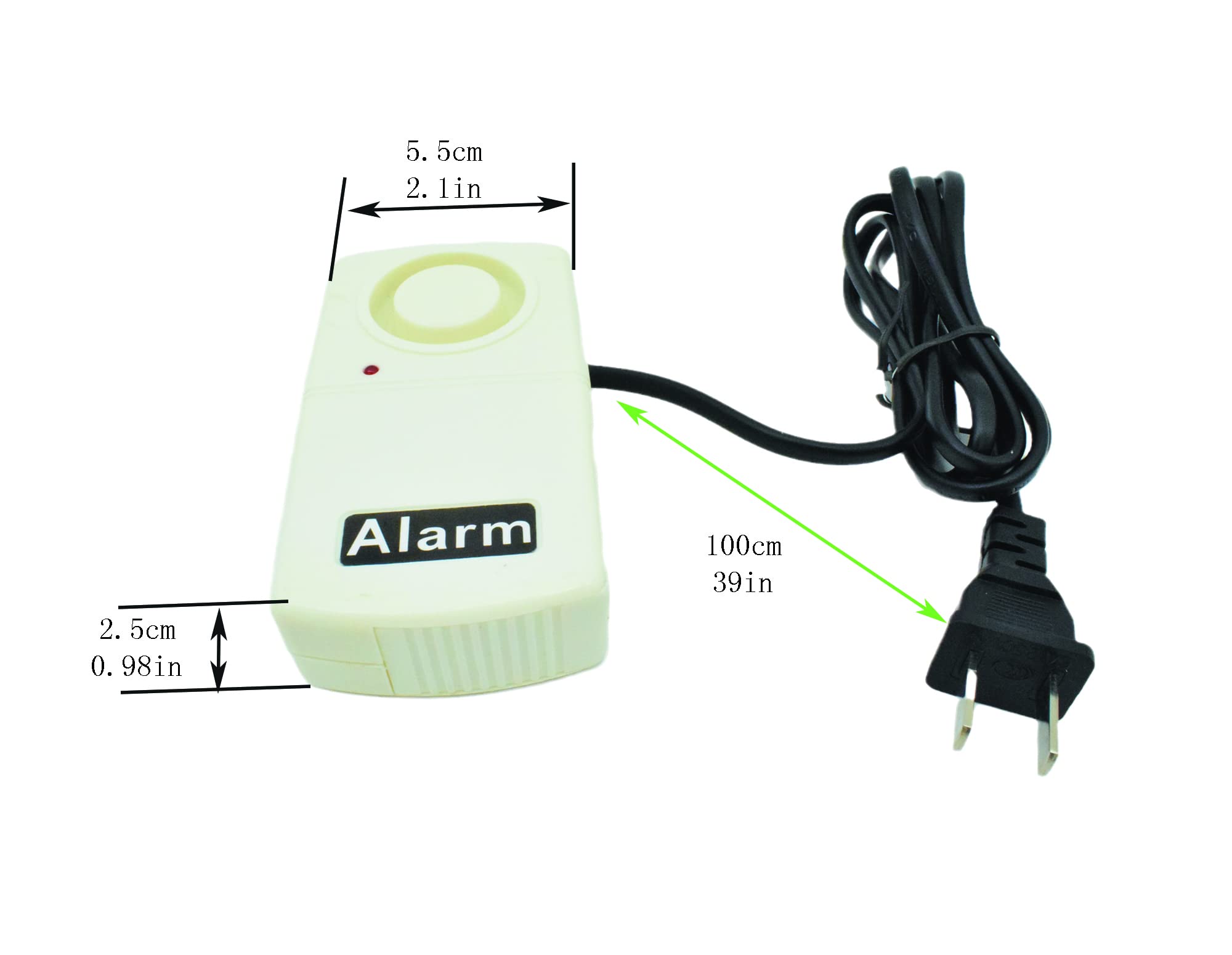 Lianshi Automatic Power Failure alarm120db Power Cut-Off Alarm Power Outage Alarm 110V Requires 9V Battery(Not Included in The Scope of Supply