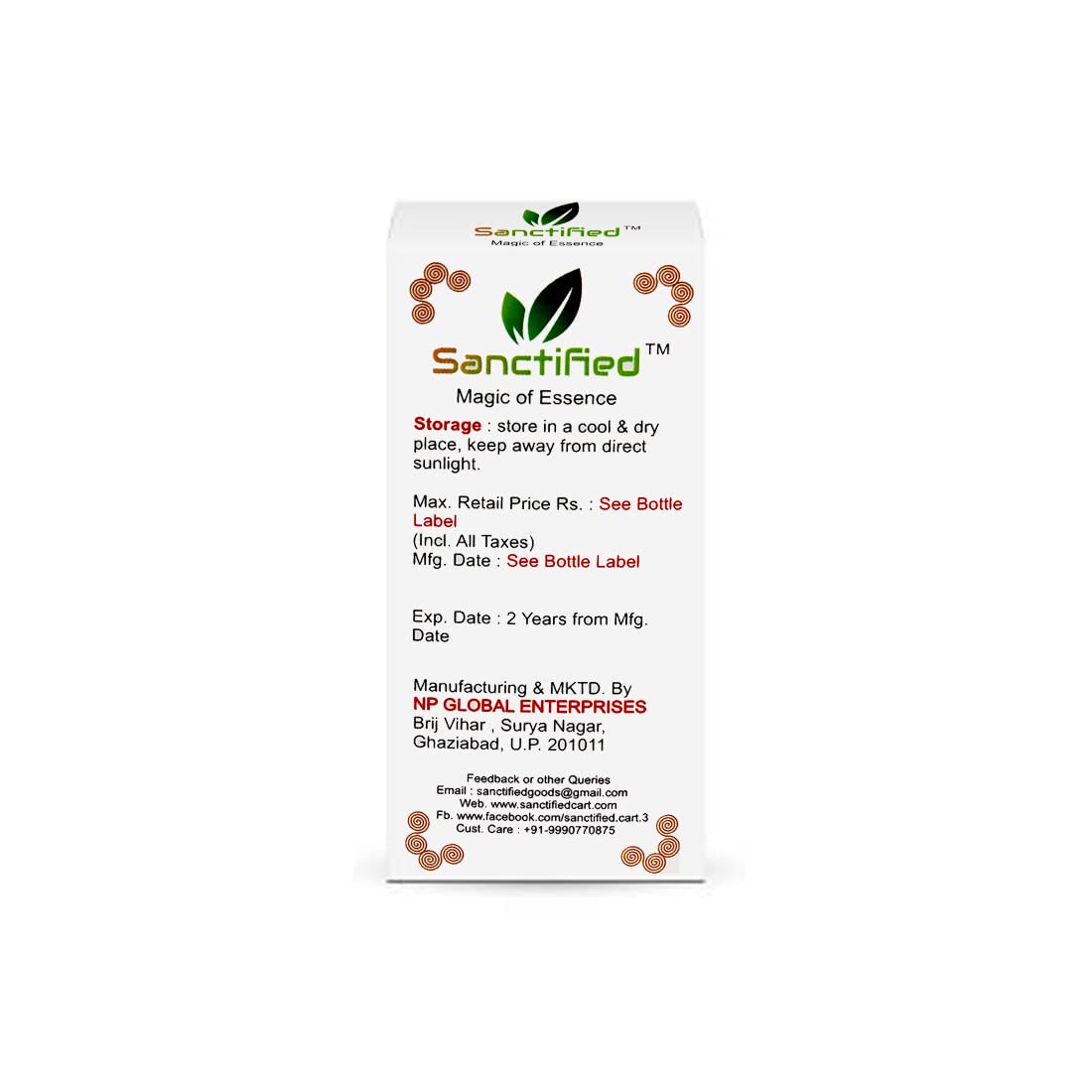 SANCTIFIED Champa Ittar Perfume Natural Long Lasting Non-Alcoholic (10 Ml), Champa Attar (Scent Of Forest)