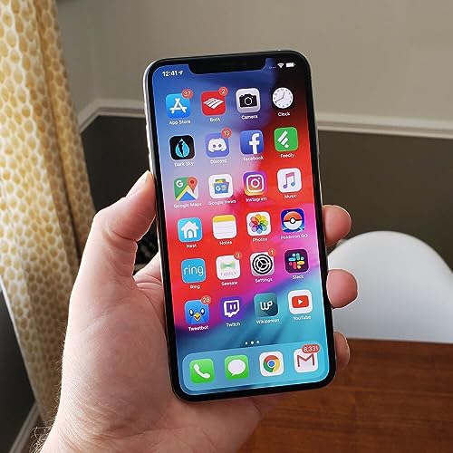 Apple iPhone Xs Max Mobile Phone 6.5inch A12 Bionic 4GB RAM 64GB/256GB ROM Hexa Core 12MP NFC 4G LTE Original iOS Cellphone 64GB with Face ID/White