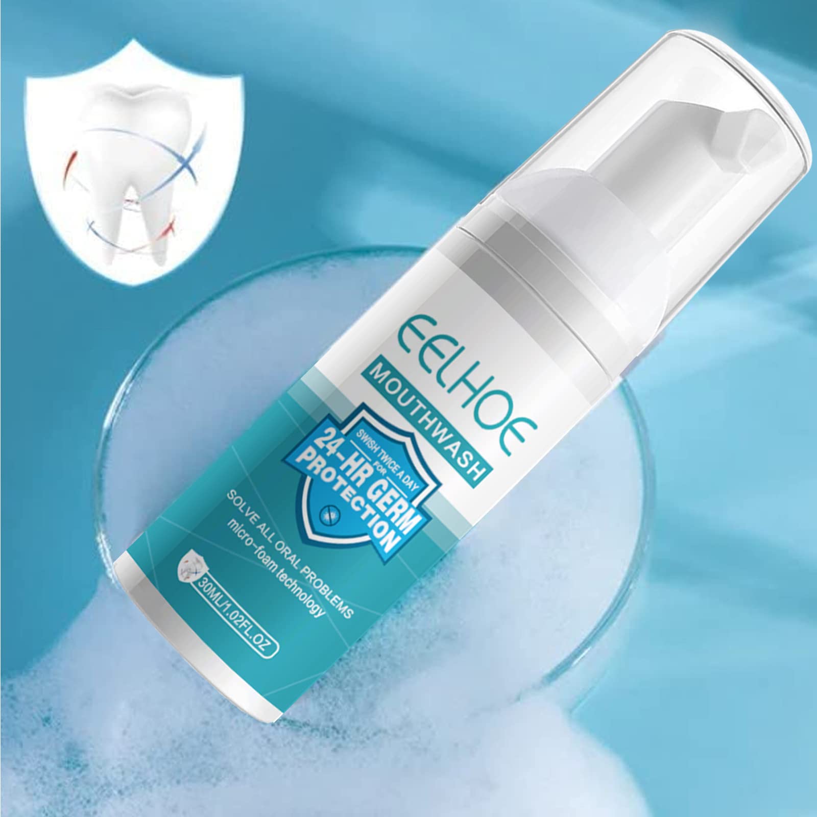 3PCS Mouthwash Whitening Toothpaste Foam, Teeth Whitening, Eliminating Bad Breath