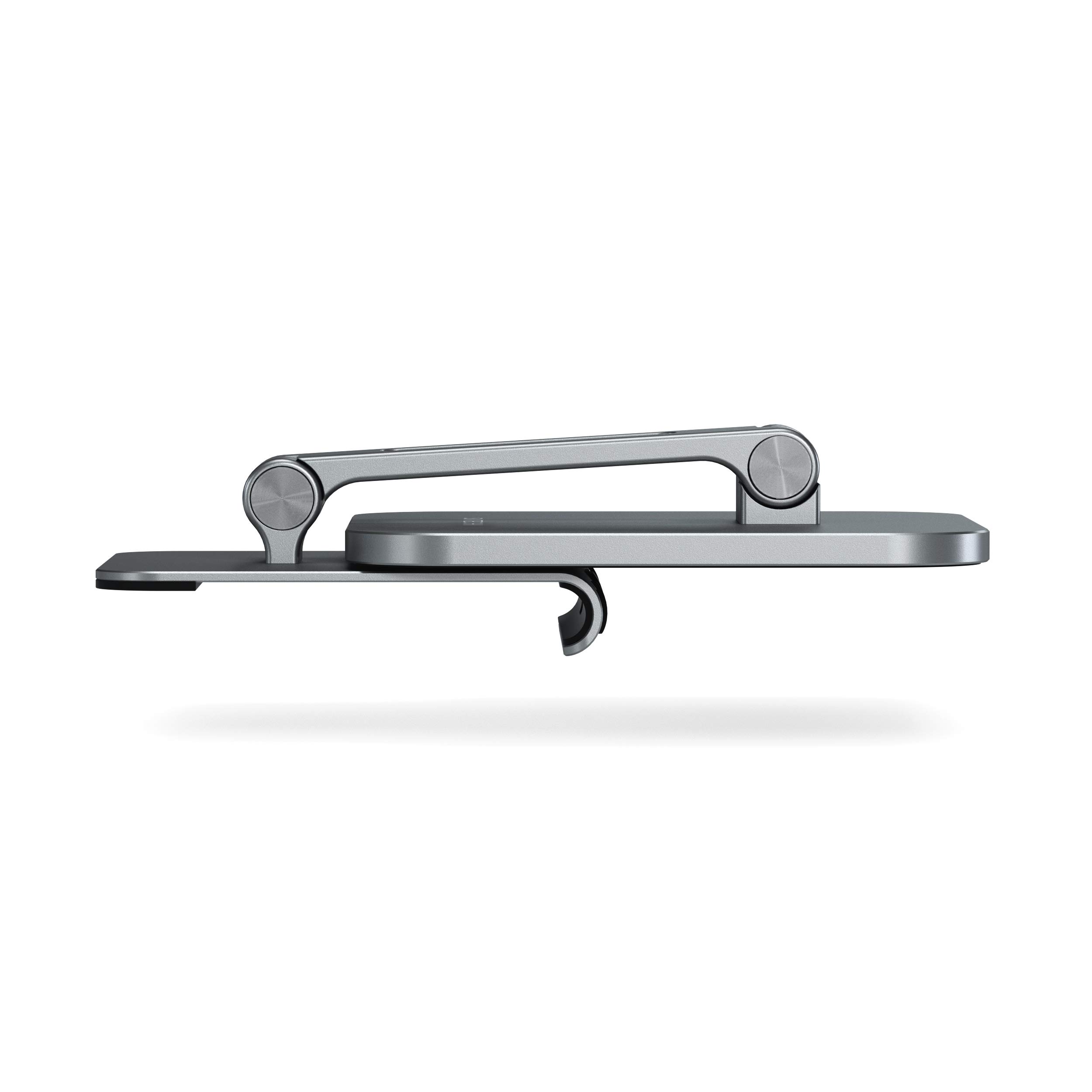 Satechi Aluminum Desktop Stand - Adjustable Tablet Mount with Protective Grips - Compatible with All iPad and Tablet Models, iPad Pro M2/ M1, iPad Air M1, iPad Mini, iPhone 16/15/14/13/12 and More