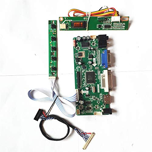 U/R for LP150X04-A4/A2M1 HDMI+VGA+DVI LVDS 20-Pin CCFL 15" 1024 * 768 LCD Panel Monitor MNT68676 Screen Drive Controller Board DIY kit (LP150X04-A4)