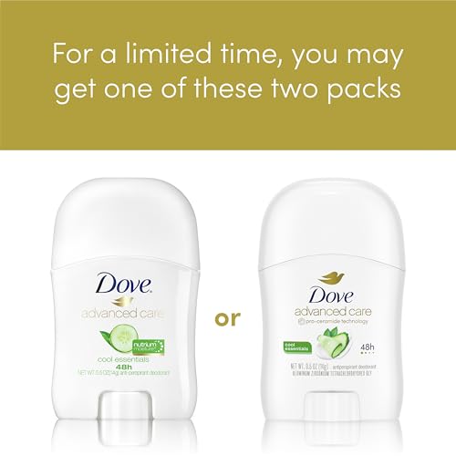 Dove Advanced Care Antiperspirant Deodorant Stick Cool Essentials 36 Ct for helping your skinbarrier repair after shaving 72h odor control and all-day sweatprotection with ProCeramide Technology 0.5oz