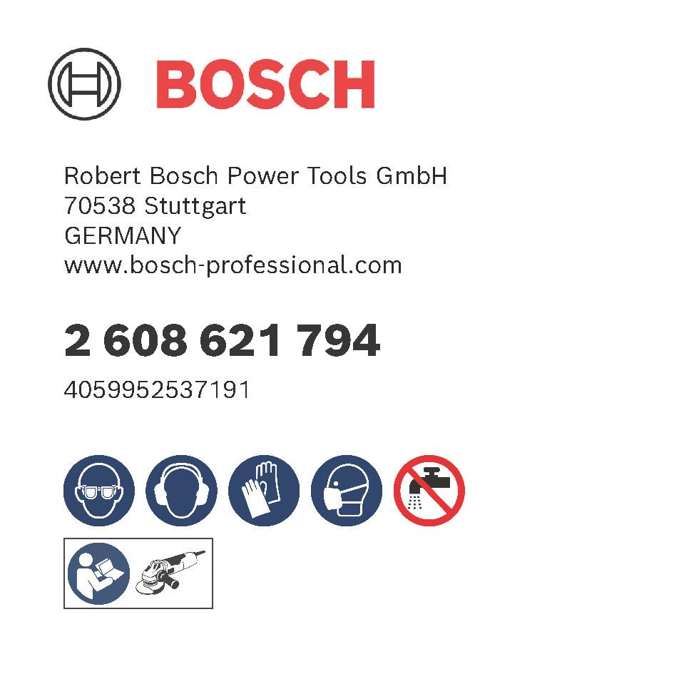 Bosch Professional 25x Expert R781 Prisma Ceramic X-Lock Fibre Discs (for Steel, Stainless Steel Sheets, Ø 125 mm, Grit 36, Accessories Small Angle Grinder)