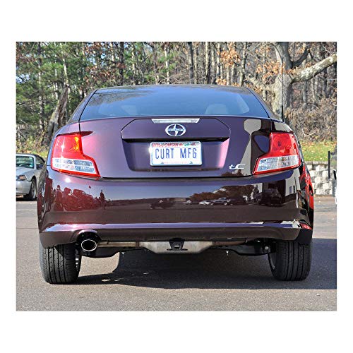 CURT 110873 Class 1 Trailer Hitch with Ball Mount, 1-1/4-In Receiver, Fits Select Scion tC