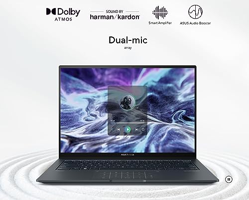 ASUS Zenbook 14.5" 2.8K(2880 x 1800) 120Hz OLED Laptop | EVO 12-Core i5-13500H | 100% DCI-P3 Pantone | WiFi 6E | 2X Thunderbolt 4 | Widnows 11 Home | w/HDMI (8GB LPDDR5 RAM | 1TB PCIe SSD)