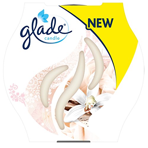 Glade Candle Jar, Air Freshener, Sheer Vanilla Embrace, 9.2 Oz