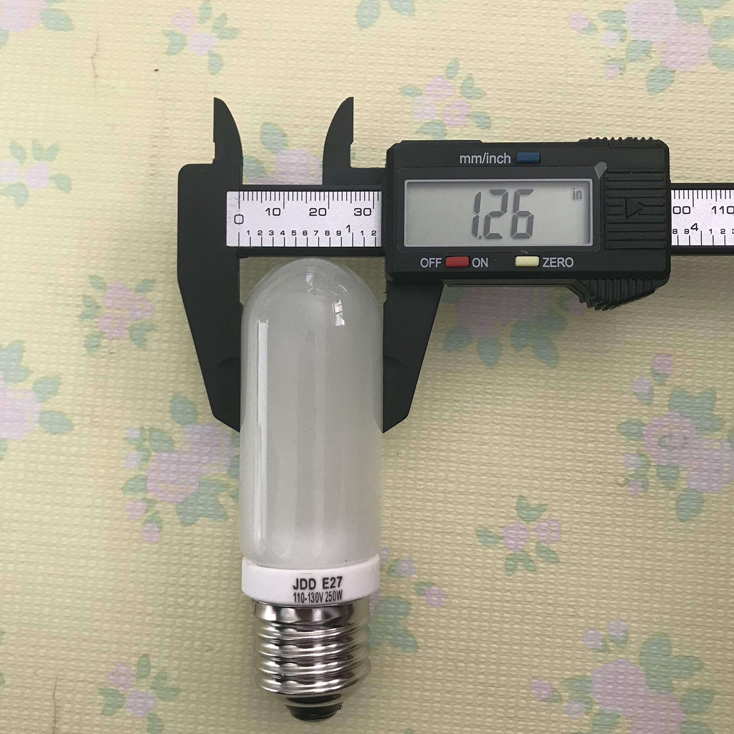 2X 250W Modeling Lamp Bulbs, 110V-130V Frosted Replacement Light Bulb for Photo Studio Strobe