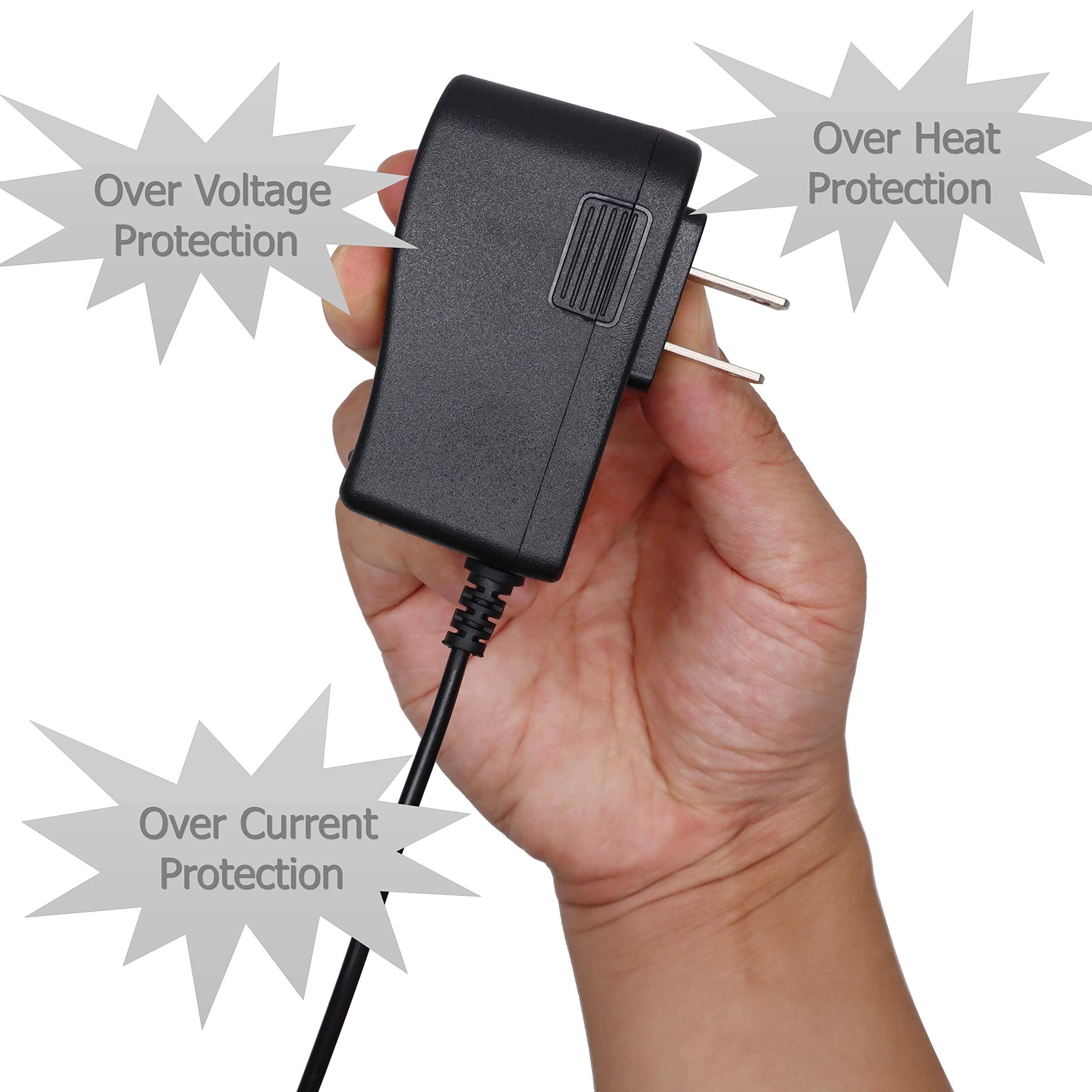 Excelity EIKS AC-to-DC 7.5V 1A(Max) Power Supply Switching Adapter 5.5 x 2.5mm / 5.5 x 2.1mm