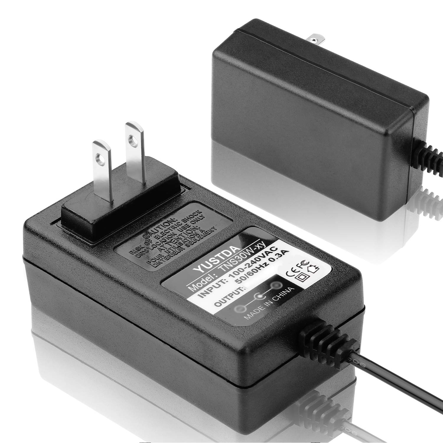 Yustda AC/DC Adapter for Model : FD48UD-7-1200 FD48UD71200 FD48UD-71200 FD48UD7-1200 7 Volt dc 7V - 7.5V - 1200mA - 2000mA I.T.E. Power Supply Cord Cable PS Charger Mains PSU