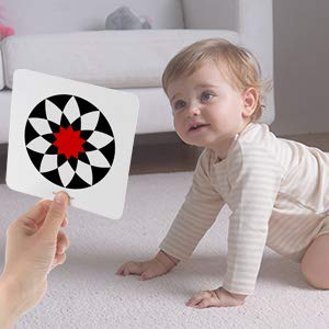 beiens Large Alphabet Flash Cards for Toddlers 1-4 Years, Baby Thinking&Cognition Flash Cards, ABC Learning, Letters Cards, Learning Toy Educational Preschool Gift, 26 Pages/52 Sides, 4.72'' x 4.72''